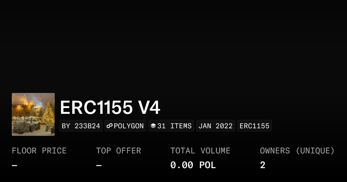 ERC1155 V4 - Collection | OpenSea