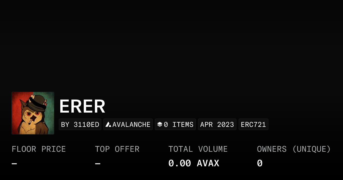 ERER - Collection | OpenSea