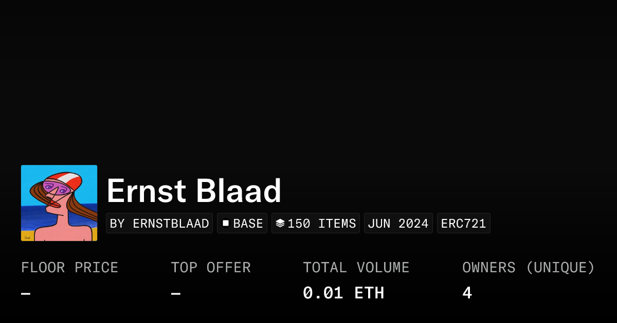 Ernst Blaad - Collection | OpenSea