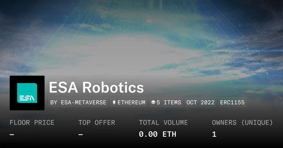ESA Robotics - Collection | OpenSea