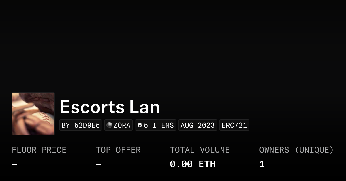 Escorts Lan - Collection | OpenSea