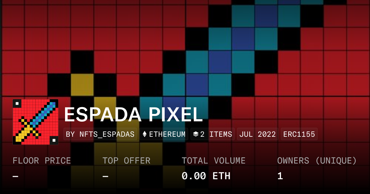 ESPADA PIXEL - Collection | OpenSea