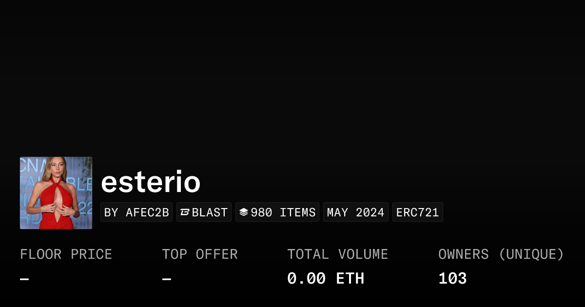 esterio - Collection | OpenSea