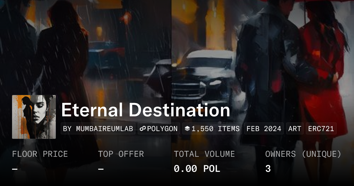 Eternal Destination - Collection | OpenSea