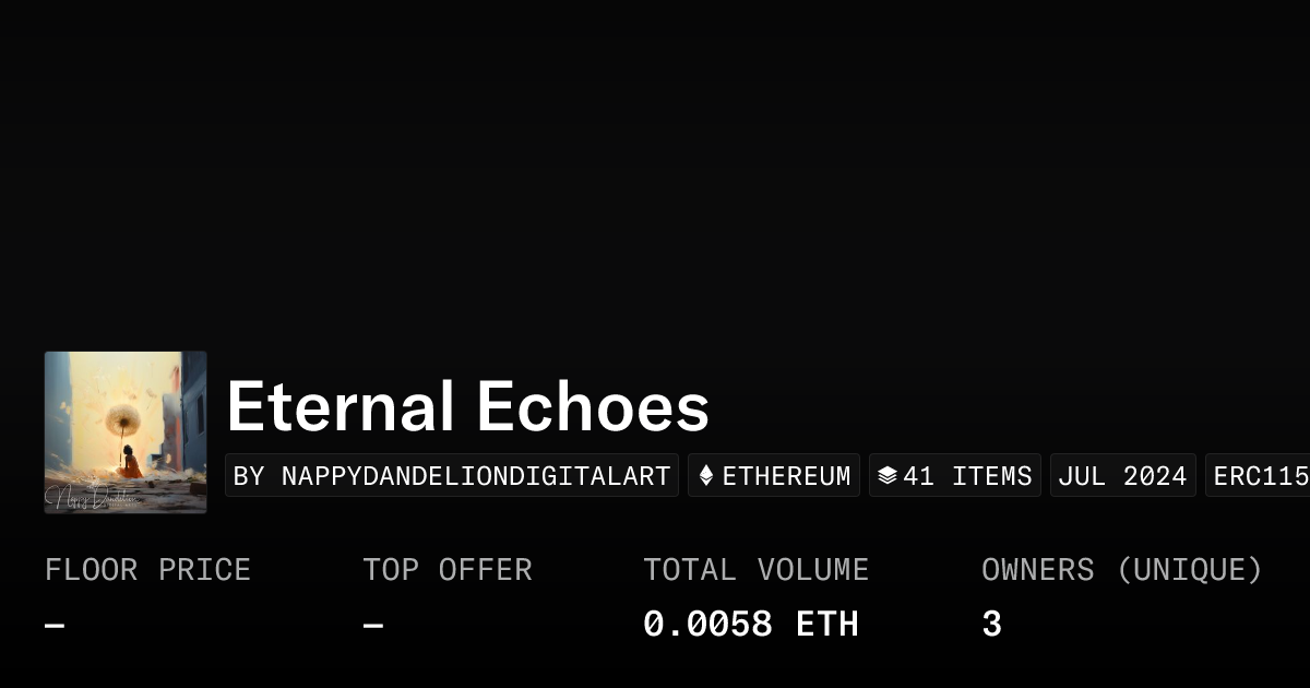 Eternal Echoes - Collection | OpenSea