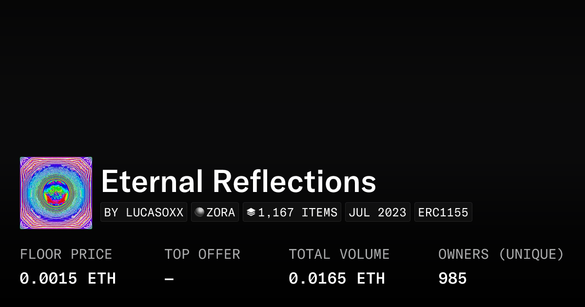 Eternal Reflections - Collection | OpenSea
