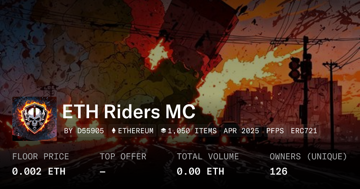 ETH Riders MC - Collection | OpenSea