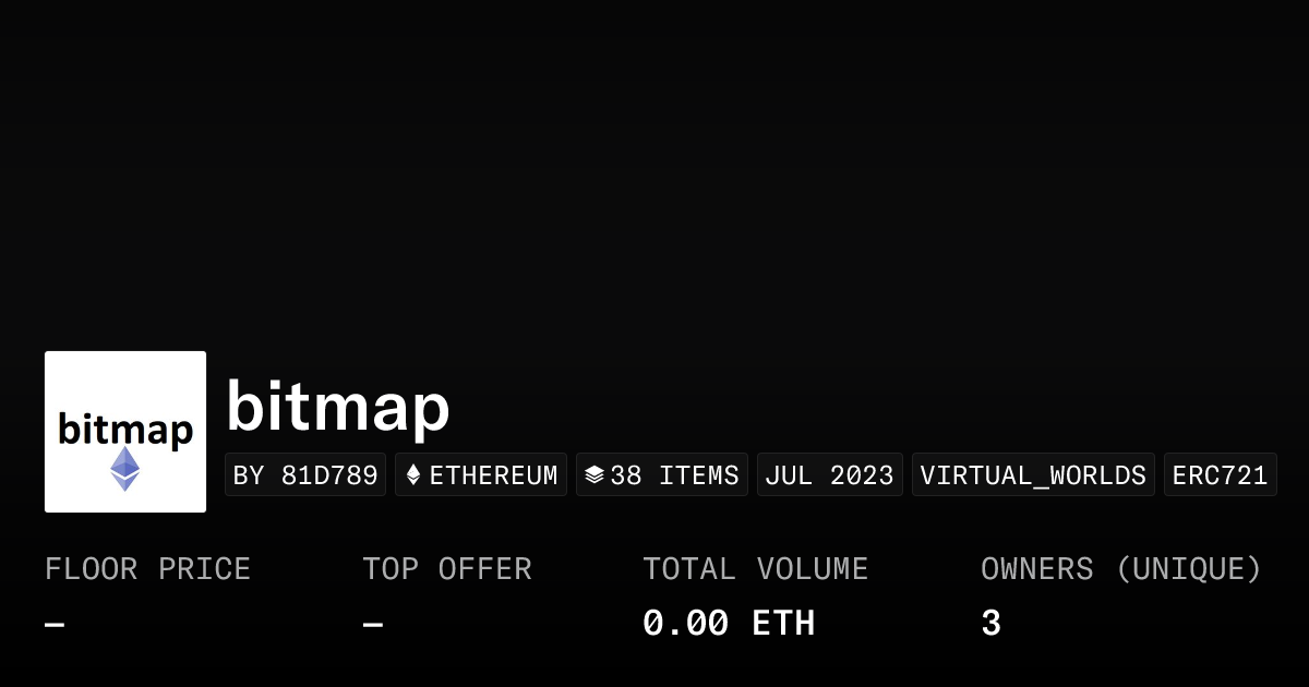 bitmap - Collection | OpenSea