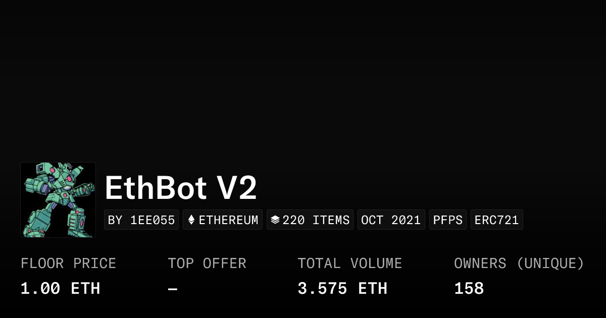 EthBot V2 - Collection | OpenSea