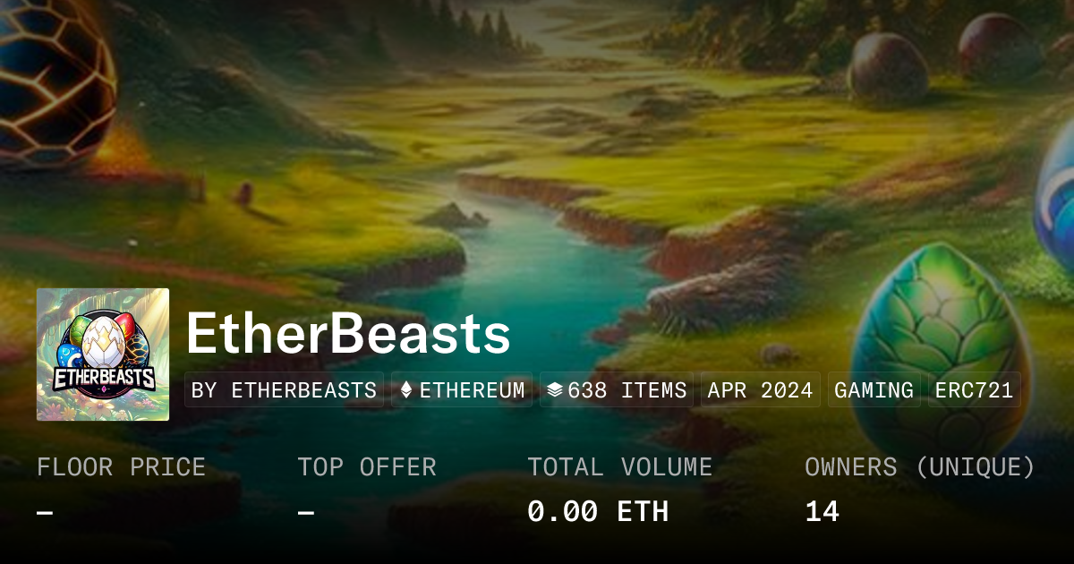 EtherBeasts - Collection | OpenSea