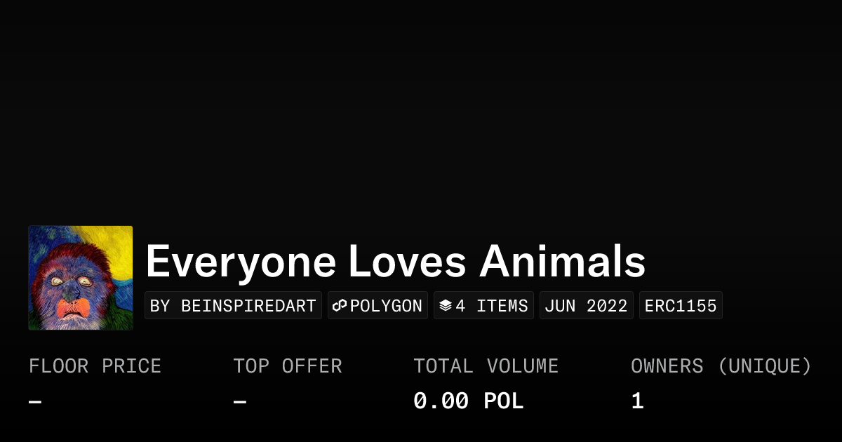 Everyone Loves Animals - Collection | OpenSea