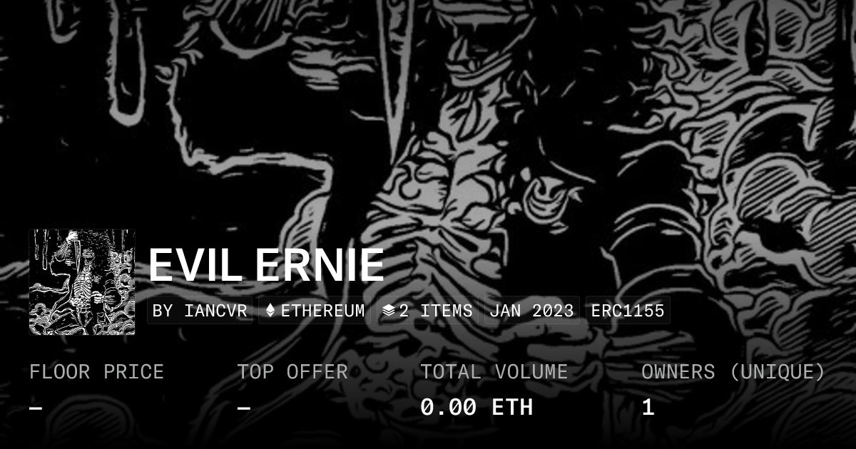 EVIL ERNIE - Collection | OpenSea