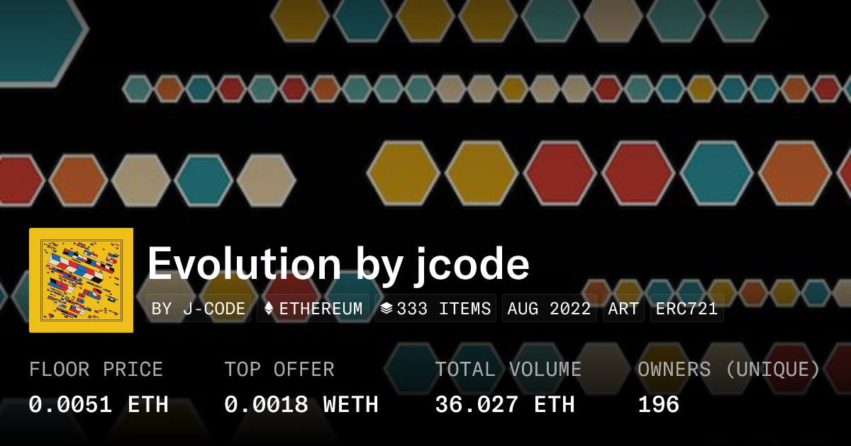 Evolution by jcode - Collection | OpenSea