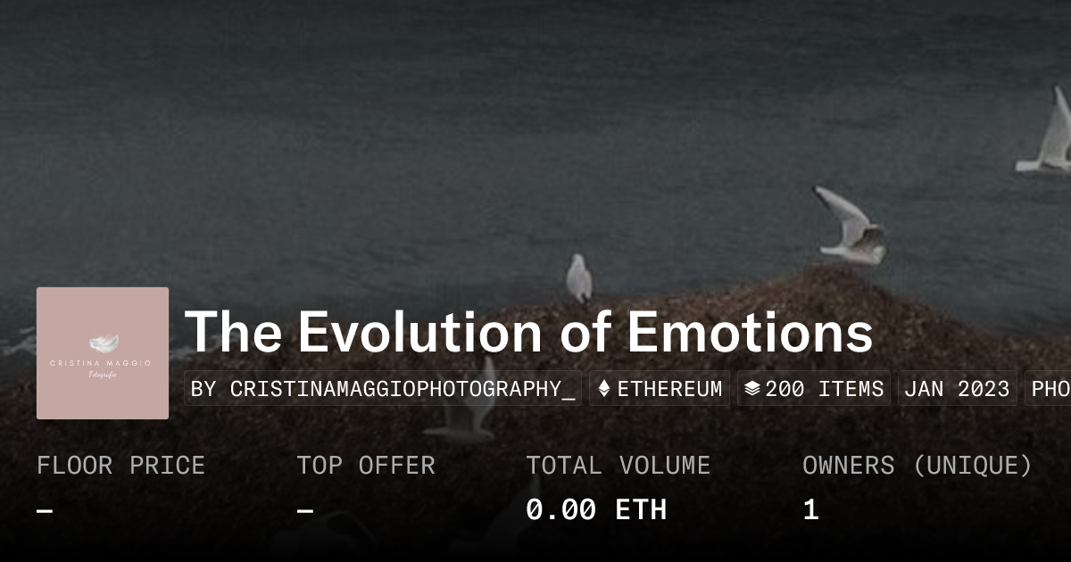 The Evolution of Emotions - Collection | OpenSea