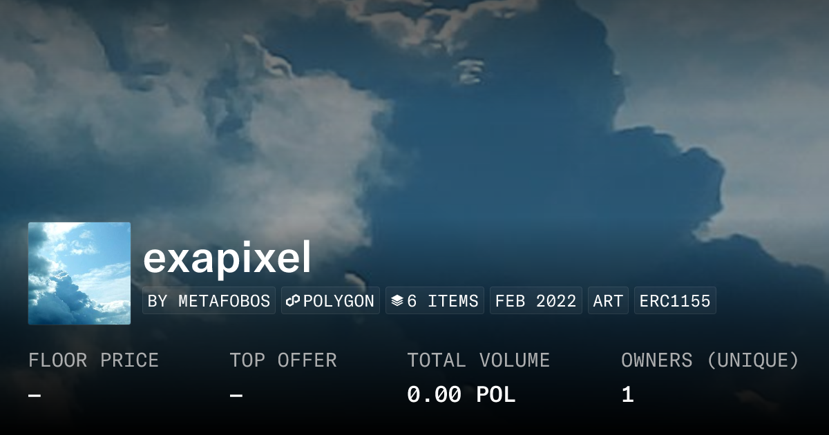 exapixel - Collection | OpenSea