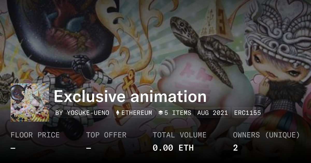 Exclusive animation - Collection | OpenSea