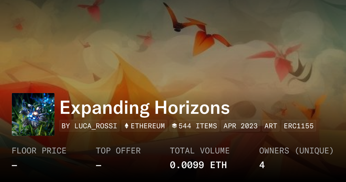 Expanding Horizons - Collection | OpenSea