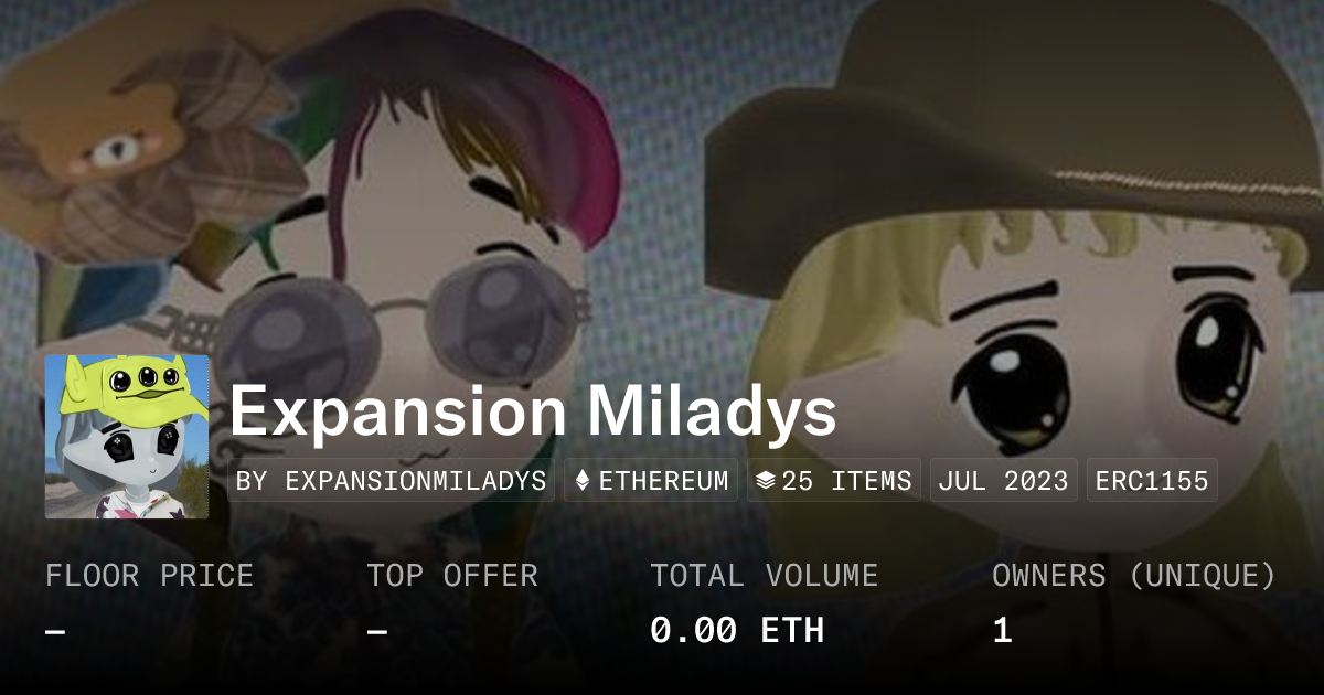 Expansion Miladys - Collection | OpenSea