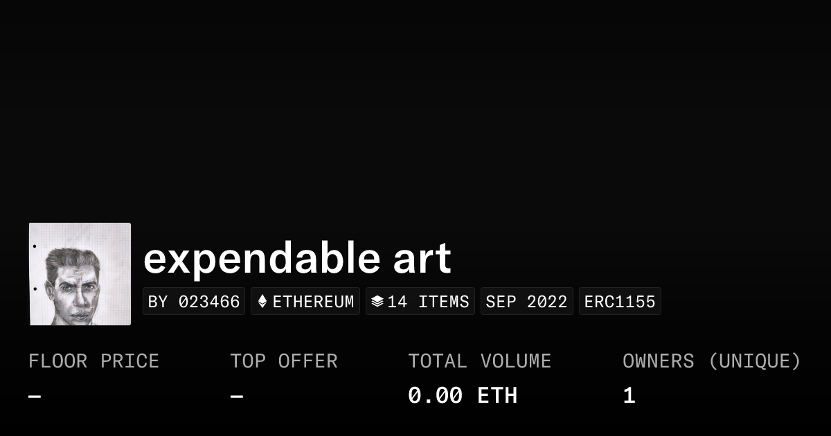 expendable art - Collection | OpenSea