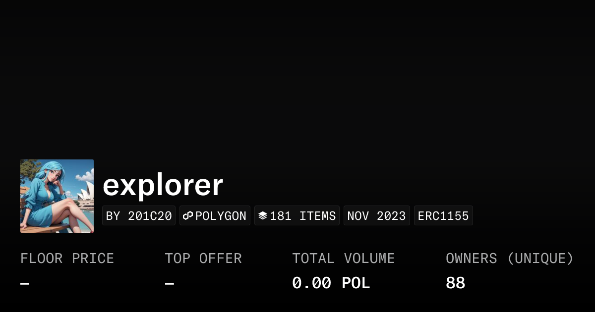 explorer - Collection | OpenSea
