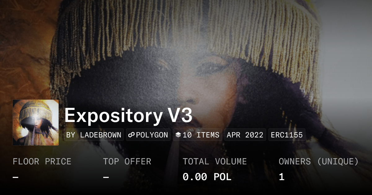 Expository V3 - Collection | OpenSea
