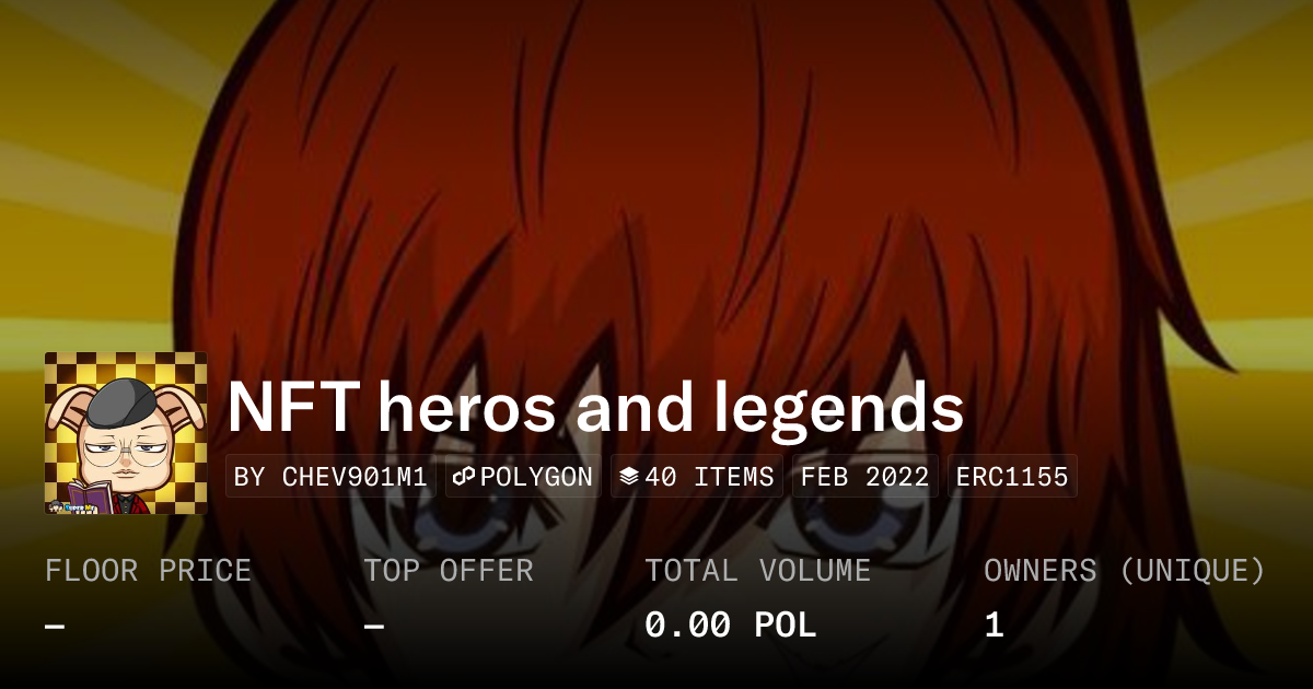 NFT heros and legends - Collection | OpenSea