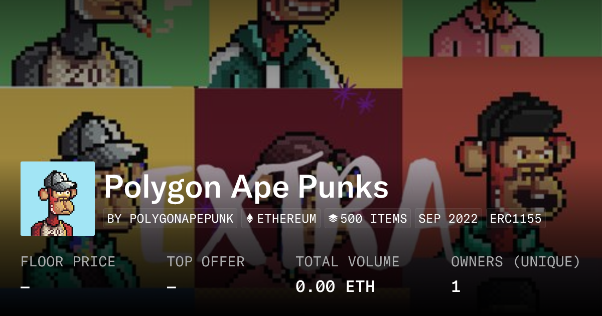 Polygon Ape Punks - Collection | OpenSea