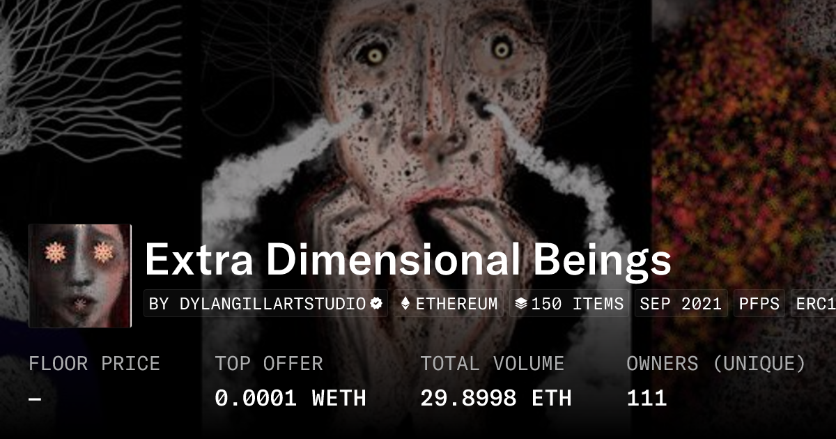 Extra Dimensional Beings - Collection | OpenSea
