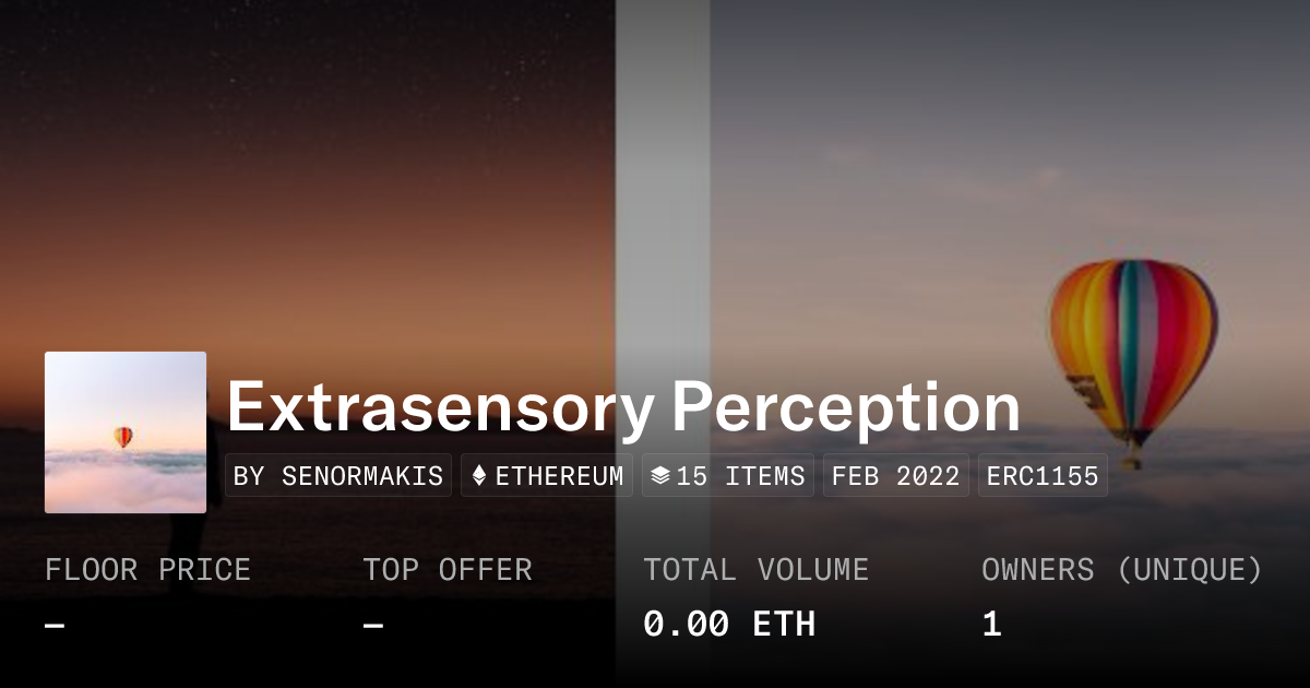 Extrasensory Perception - Collection | OpenSea