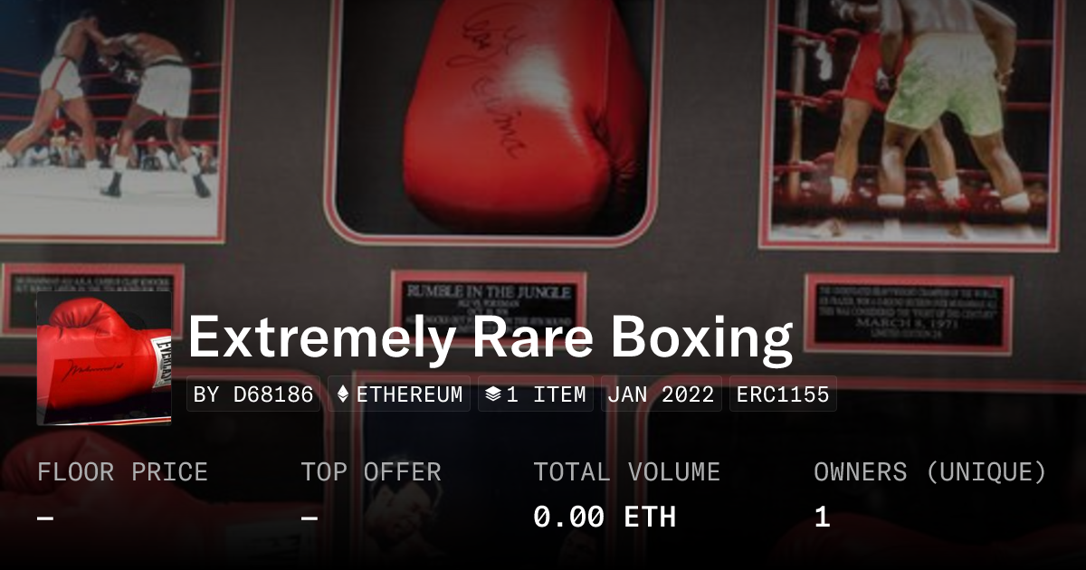 Extremely Rare Boxing - Collection | OpenSea