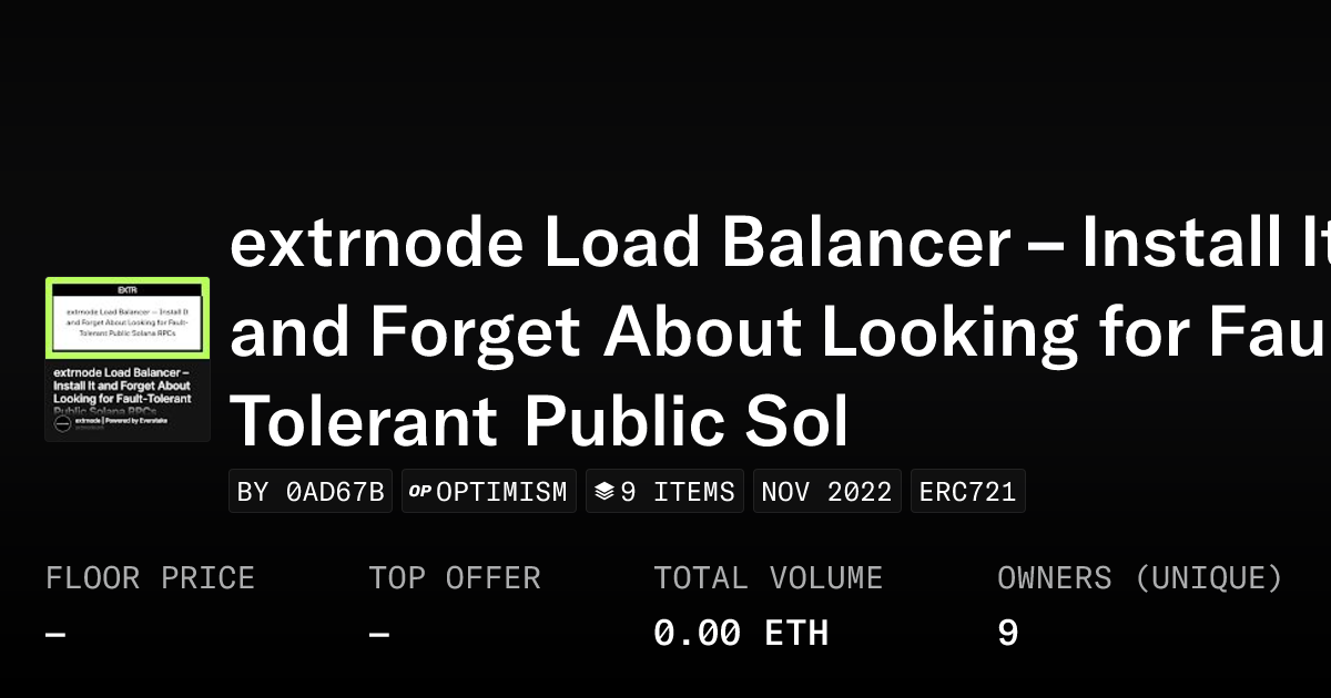 extrnode Load Balancer – Install It and Forget About Looking for Fault-Tolerant Public Sol ...