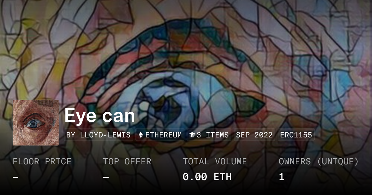 Eye can - Collection | OpenSea