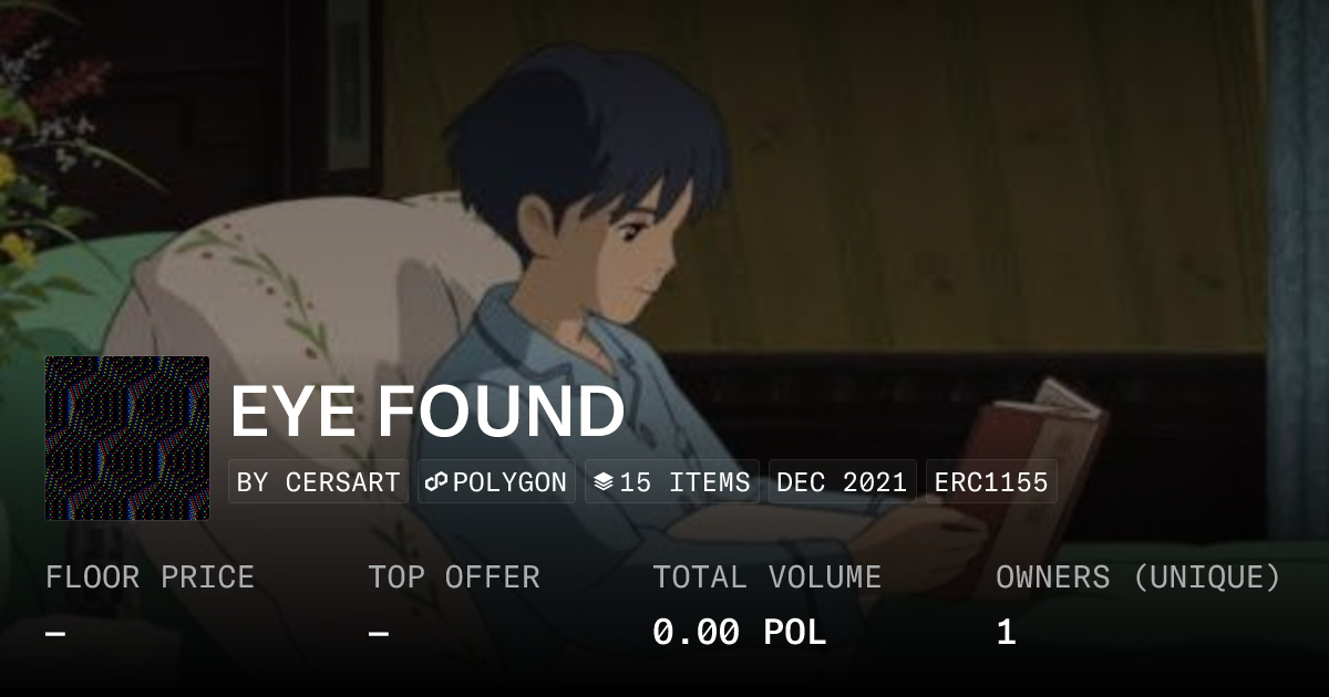 EYE FOUND - Collection | OpenSea