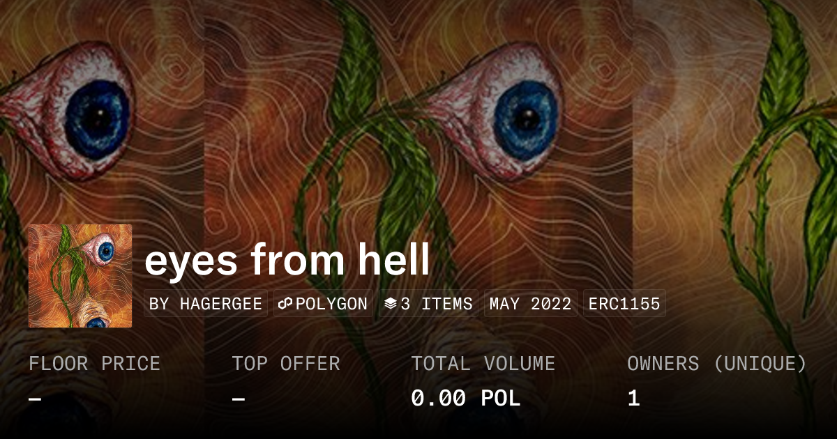 eyes from hell - Collection | OpenSea