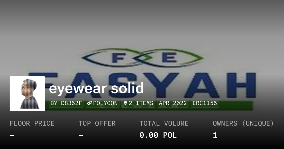 eyewear solid - Collection | OpenSea