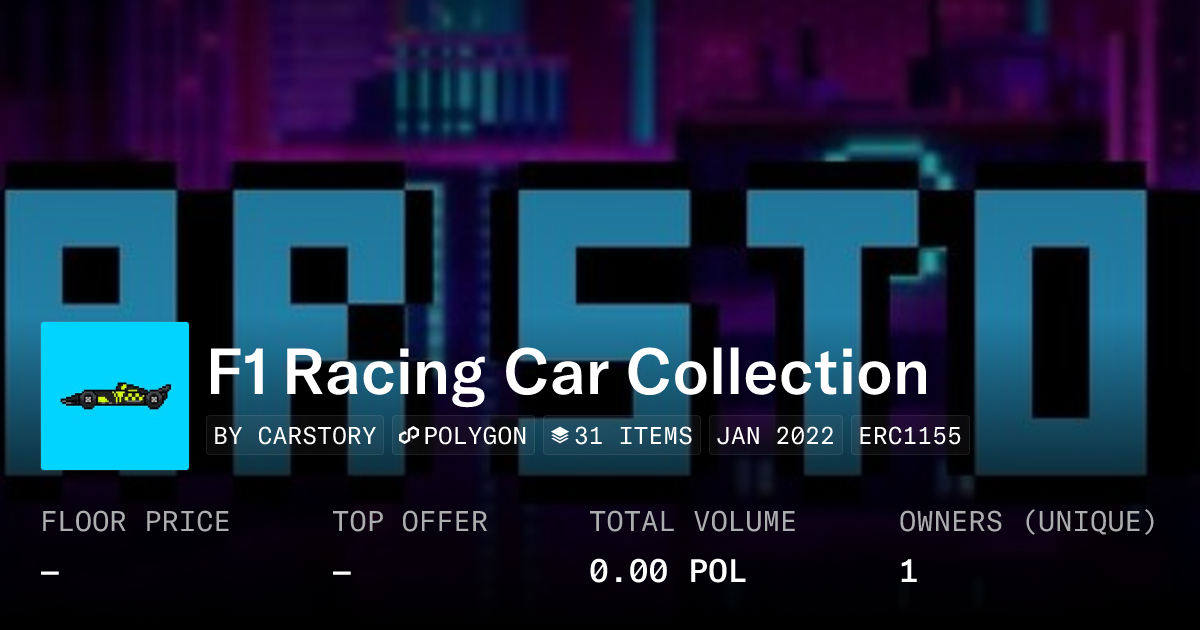 F1 Racing Car Collection - Collection | OpenSea