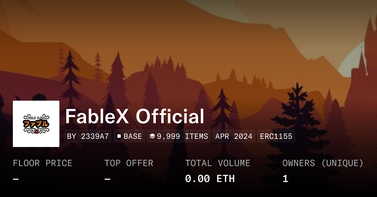 FableX Official - Collection | OpenSea