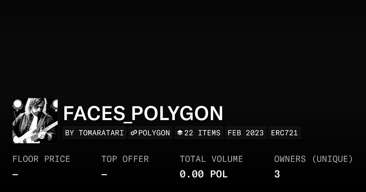 FACES_POLYGON - Collection | OpenSea