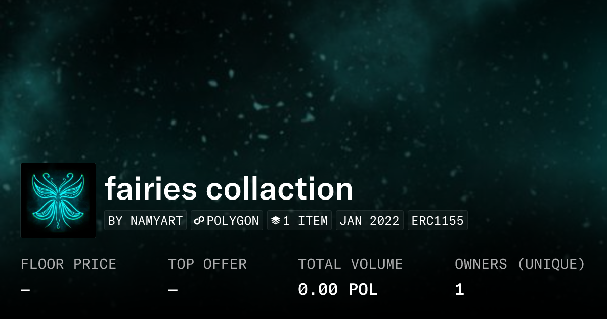 fairies collaction - Collection | OpenSea