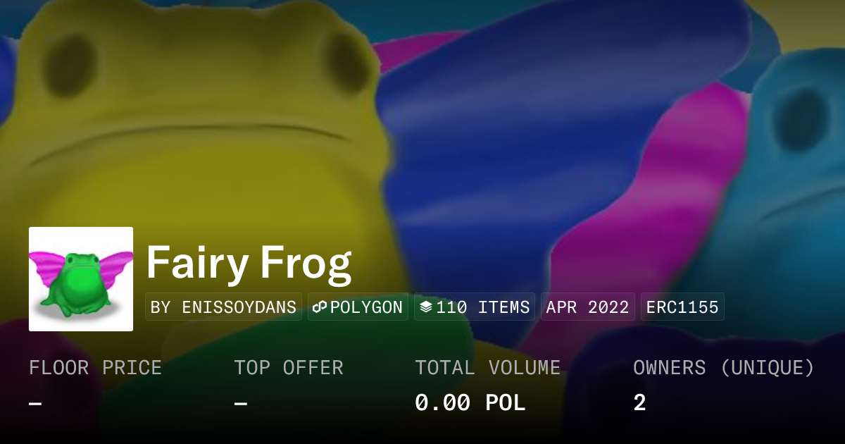 Fairy Frog - Collection | OpenSea