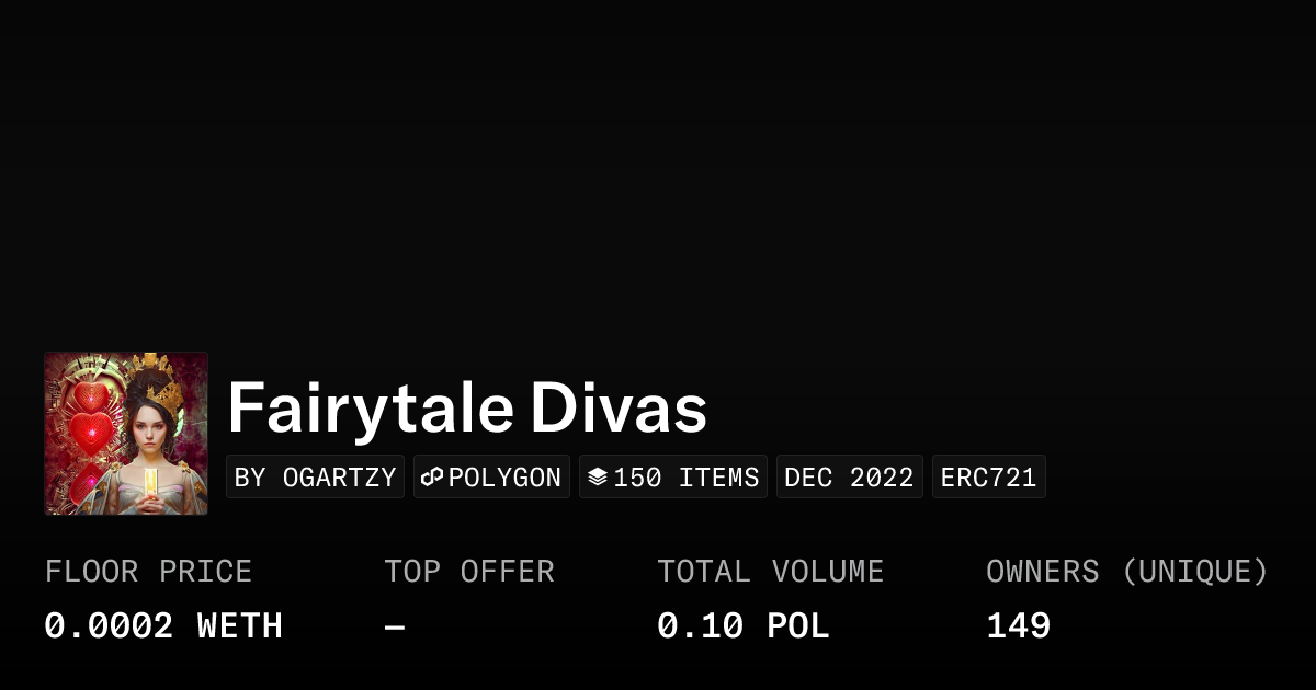 Fairytale Divas - Collection | OpenSea