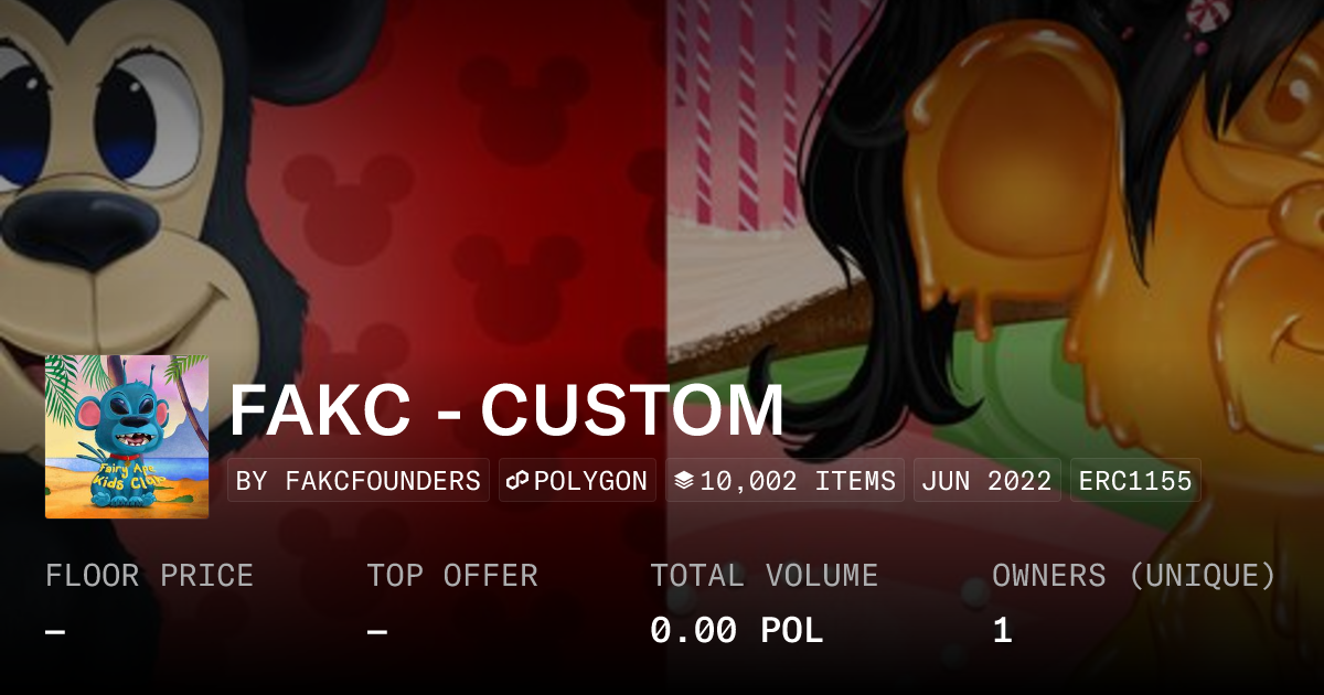 FAKC - CUSTOM - Collection | OpenSea