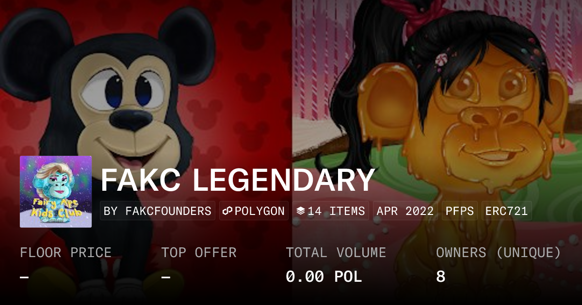 FAKC LEGENDARY - Collection | OpenSea