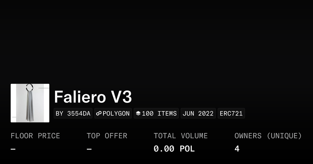 Faliero V3 - Collection | OpenSea