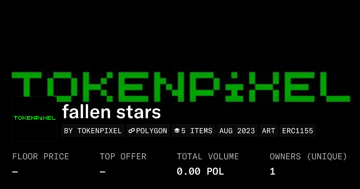 fallen stars - Collection | OpenSea