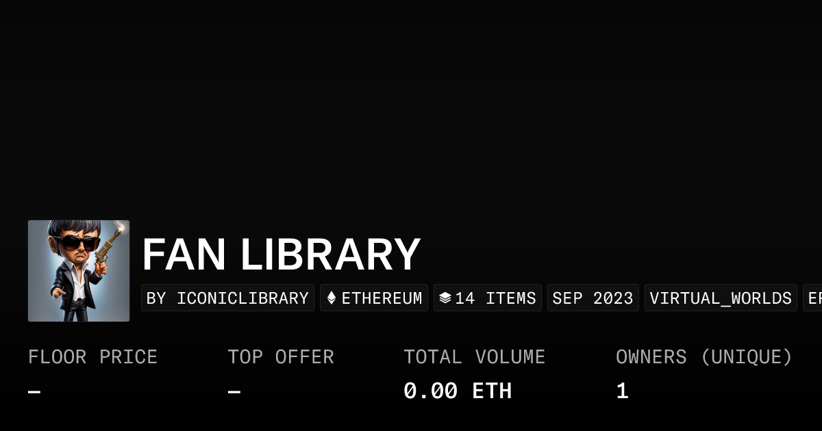 FAN LIBRARY - Collection | OpenSea