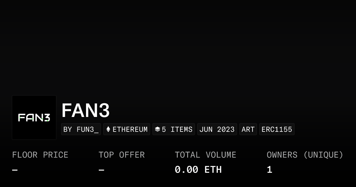 FAN3 - Collection | OpenSea