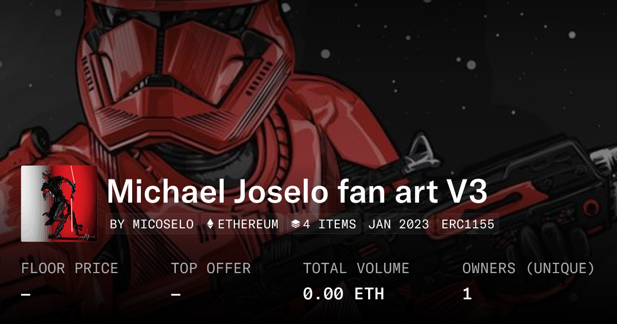Michael Joselo fan art V3 - Collection | OpenSea