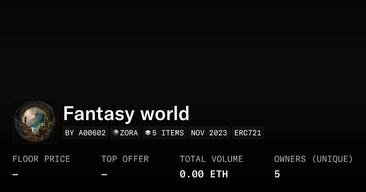 Fantasy world - Collection | OpenSea