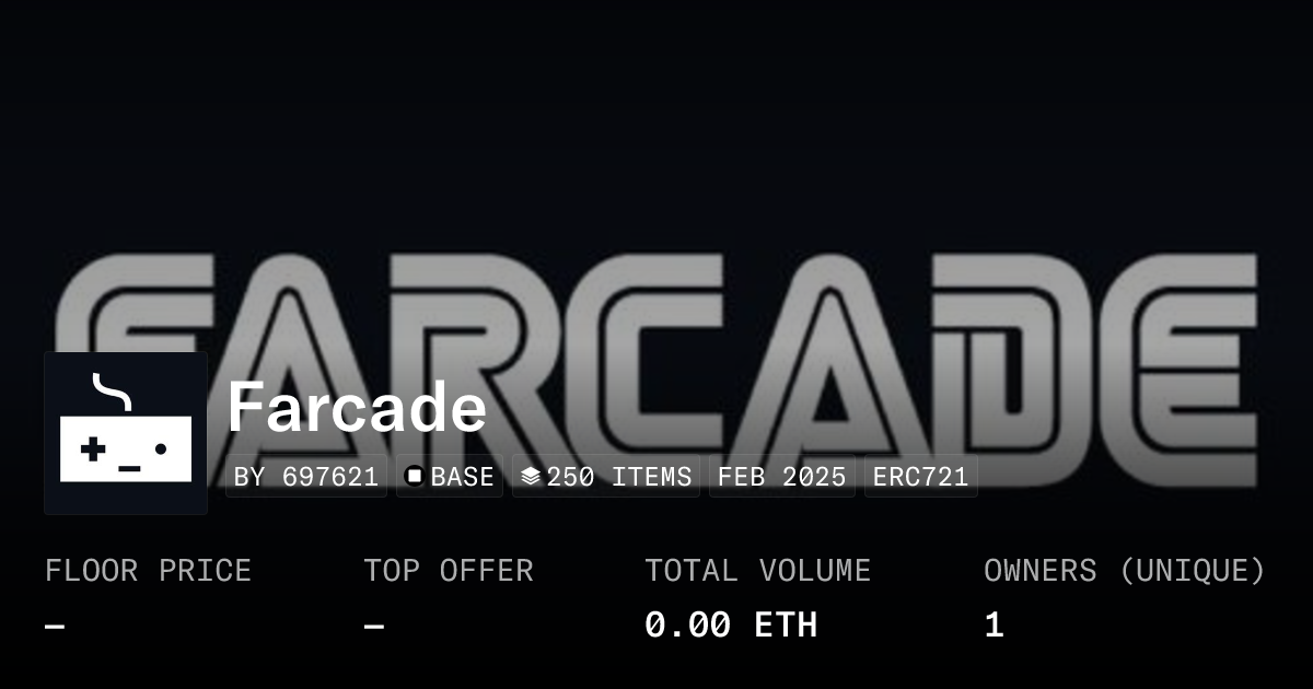 Farcade - Collection | OpenSea